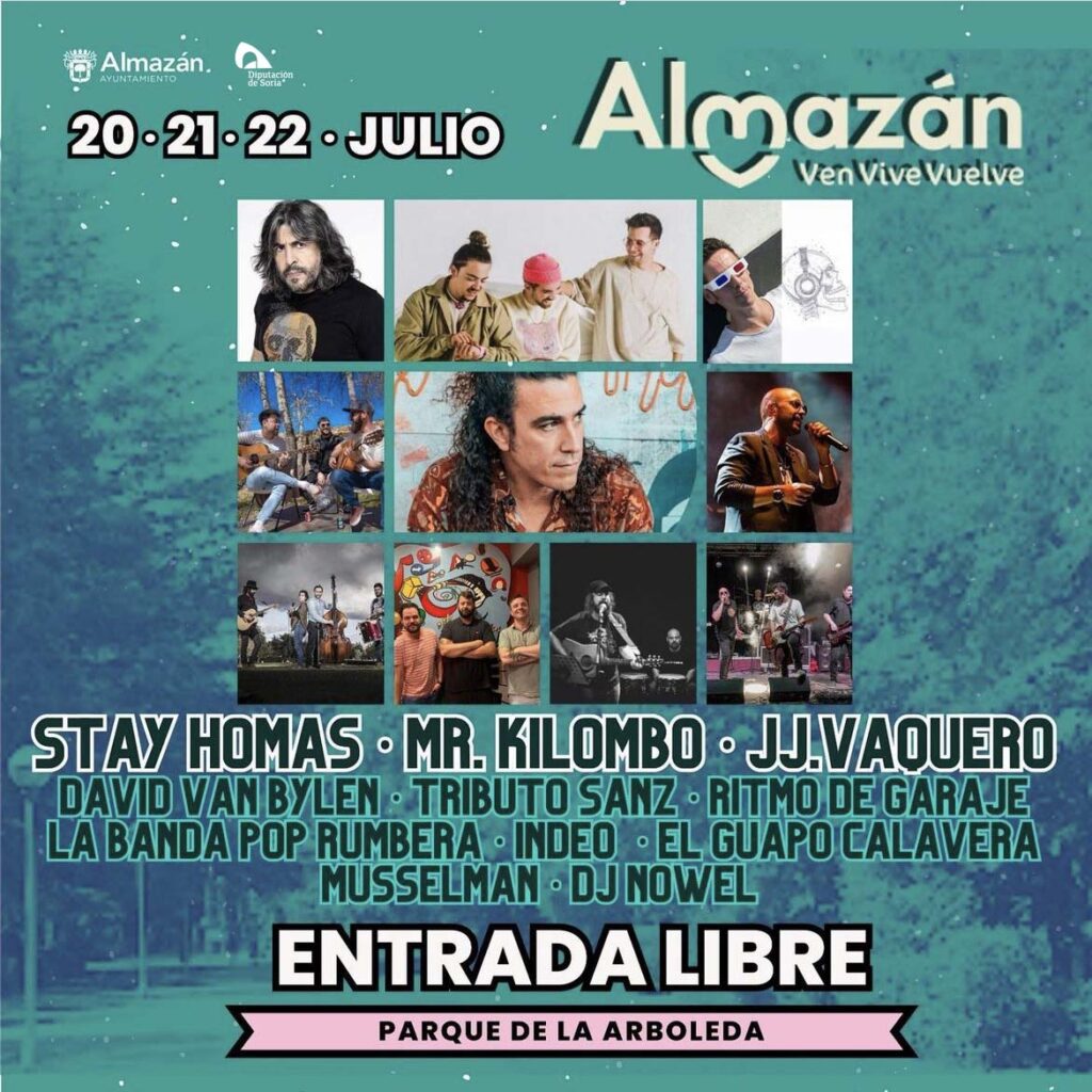 Festival Almazán Ven Vive Vuelve 2023 - Ayuntamiento de Almazán